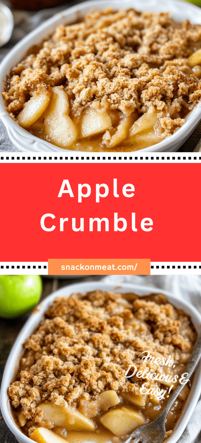 Apple Crumble - Snack On Meat