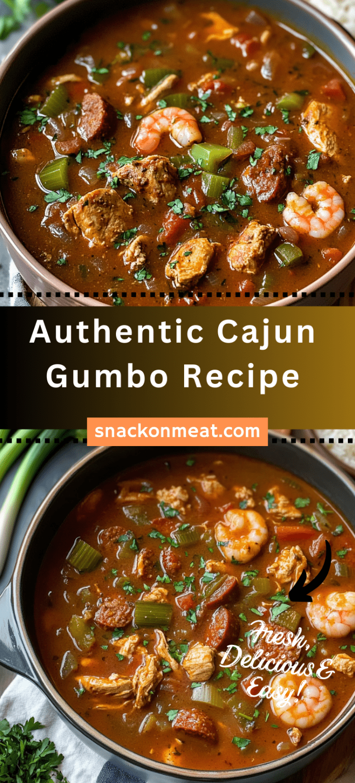 Authentic Cajun Gumbo Recipe - Snack On Meat