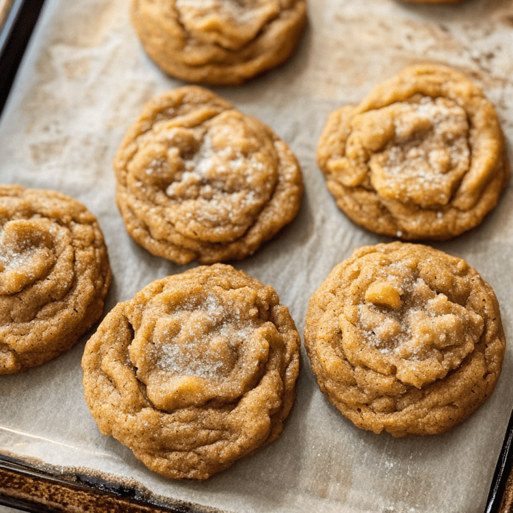 Chewy Pumpkin Snickerdoodle Cookies - Snack On Meat