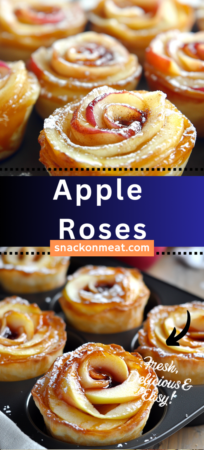 Apple Rose Pastries – A Delightful Dessert That’s as Beautiful as It Is ...