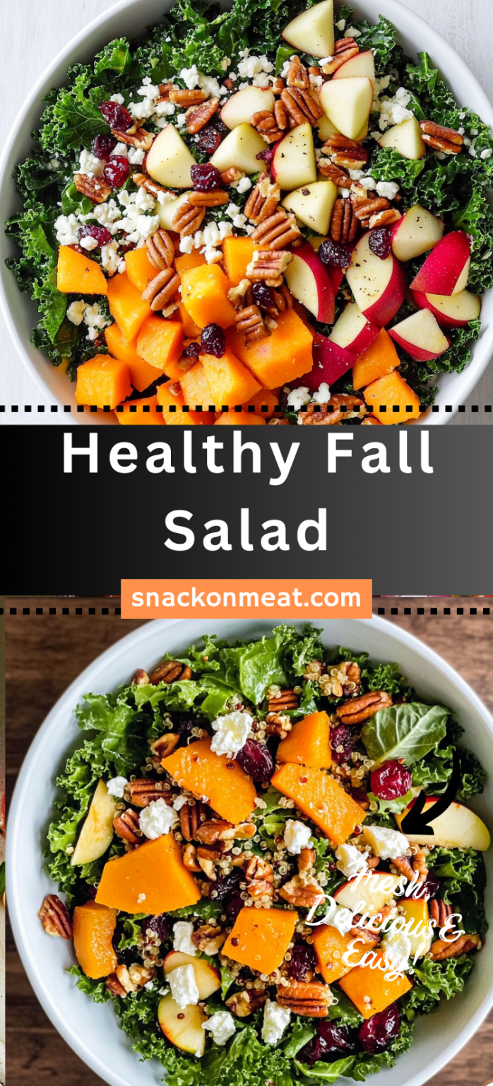 Healthy Fall Salad - Snack On Meat