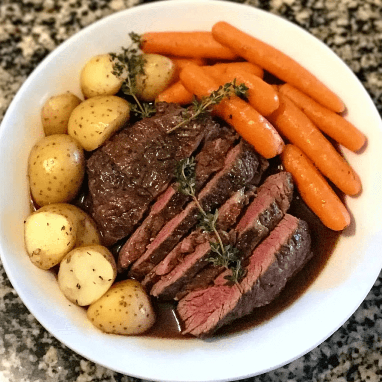 Slow Cooker Pot Roast Recipe - Snack On Meat