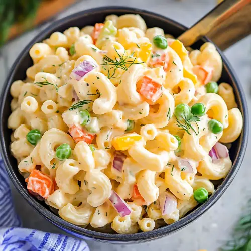 Easy Macaroni Salad Recipe - Snack On Meat