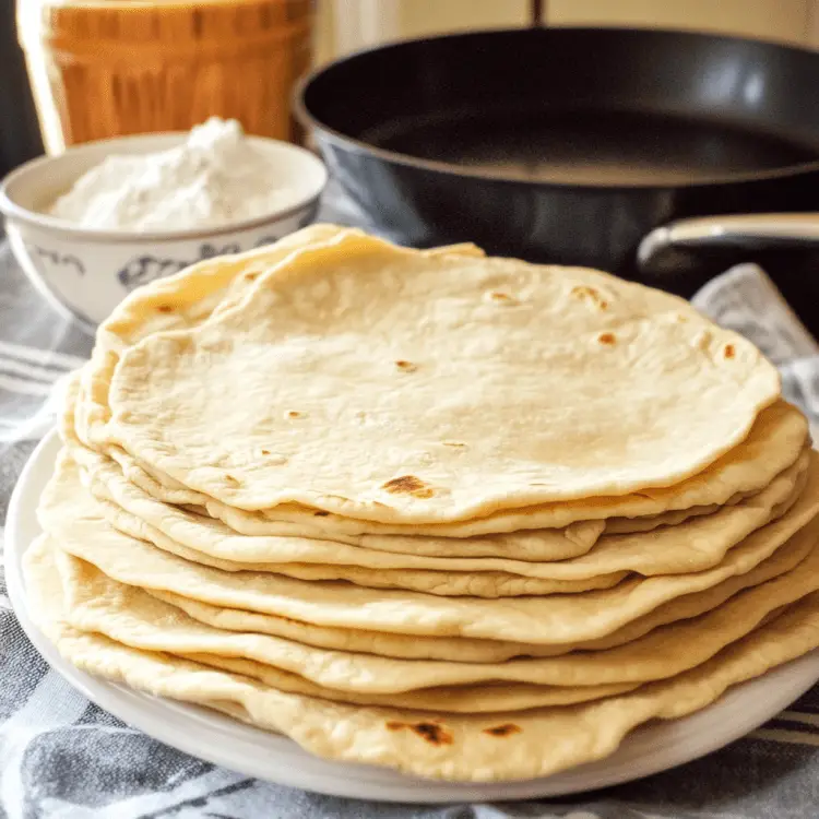 Easy Flour Tortillas from Scratch - Snack On Meat