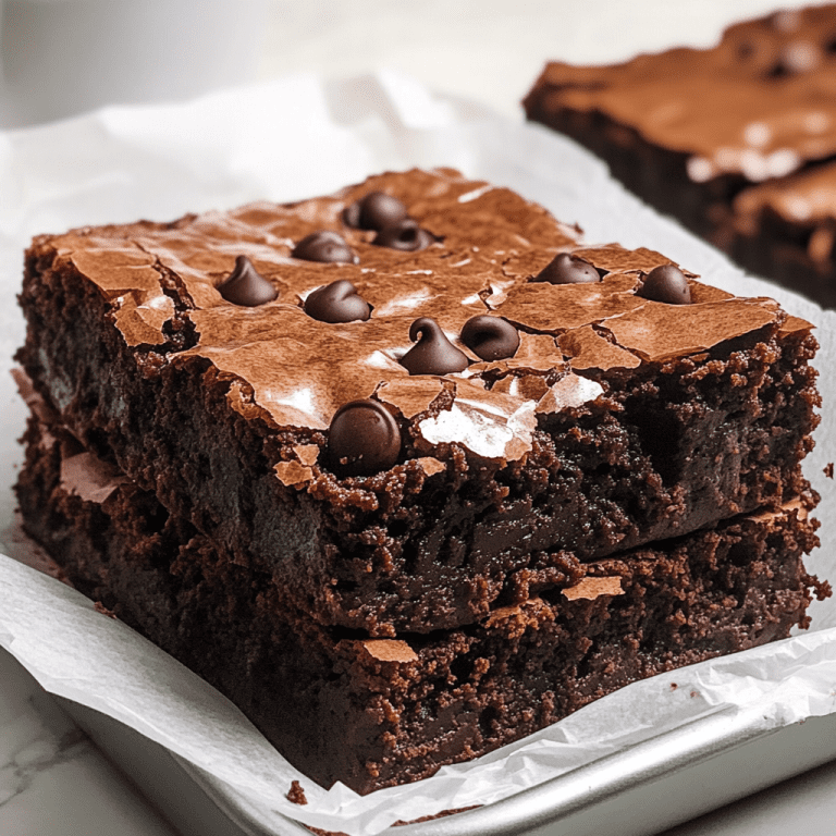 The Best Ever Chewy Brownies - Snack On Meat