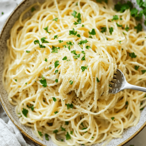 Garlic Parmesan Pasta (One Pot!) - Snack On Meat