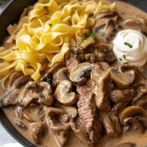 Beef Stroganoff - Snack On Meat