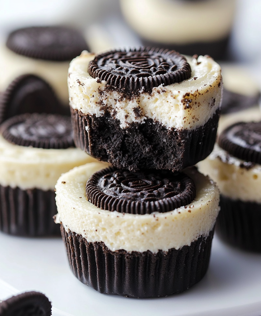 the best Mini Oreo Cheesecakes - Snack On Meat