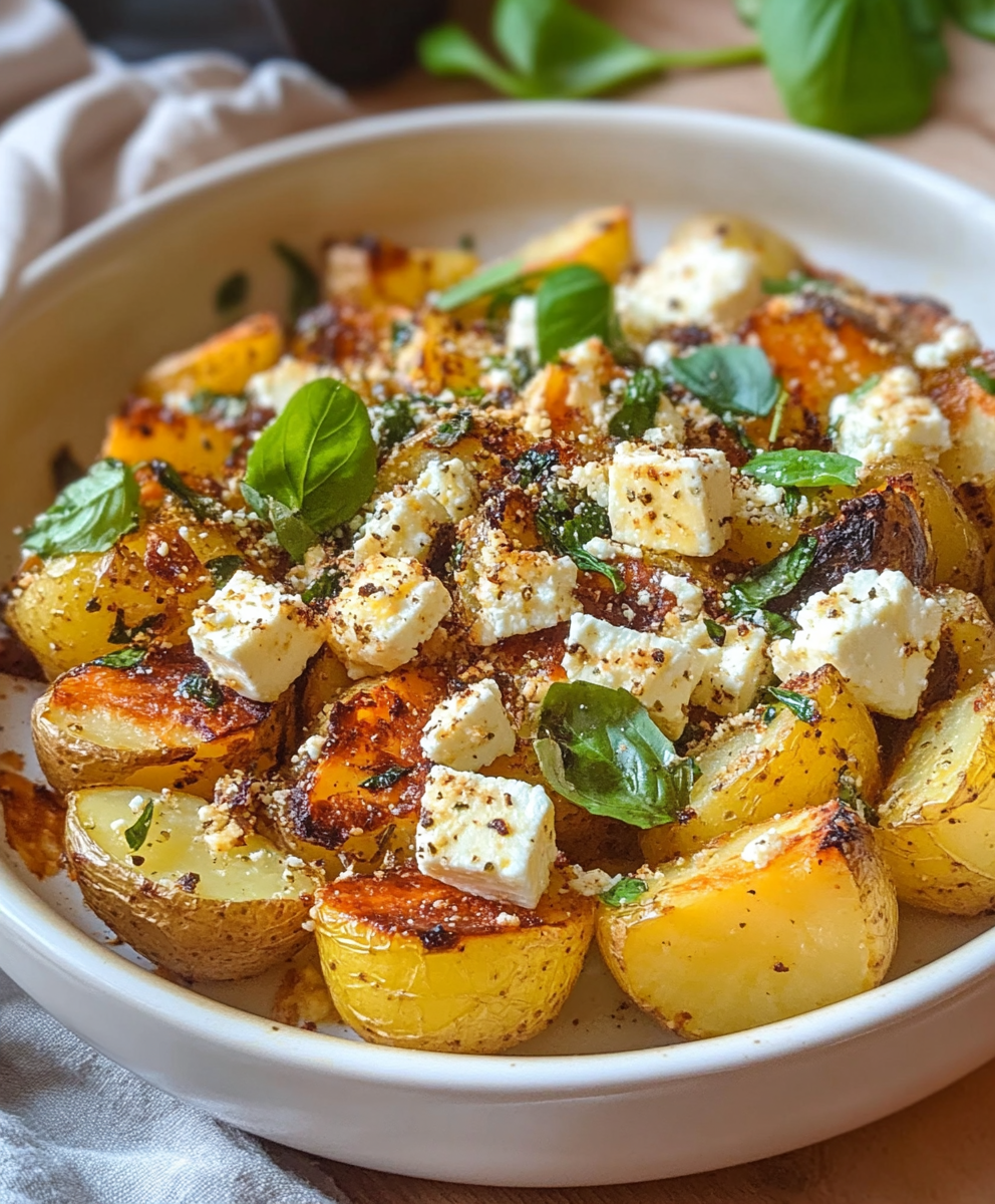 Baked Feta Potatoes (Inspired by the Viral Baked Feta Pasta!) - Snack ...