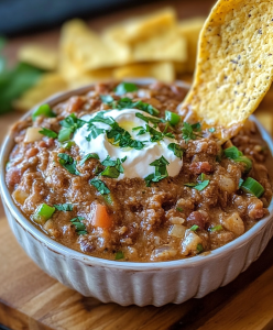 the best Meaty Texas Trash Dip - Snack On Meat