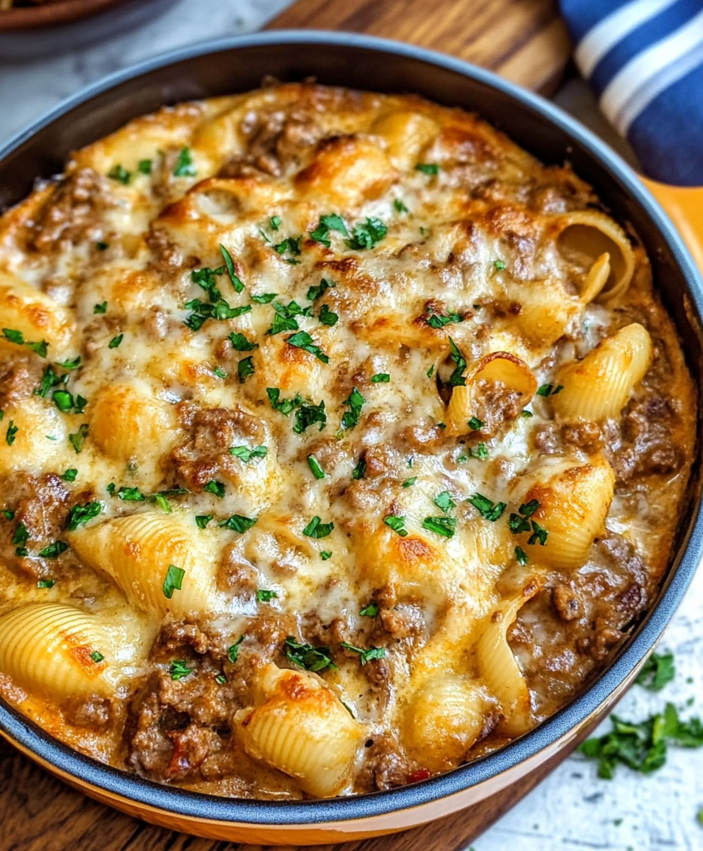 Creamy Beef and Shells — A Luxurious Twist on Hamburger Helper - Snack ...