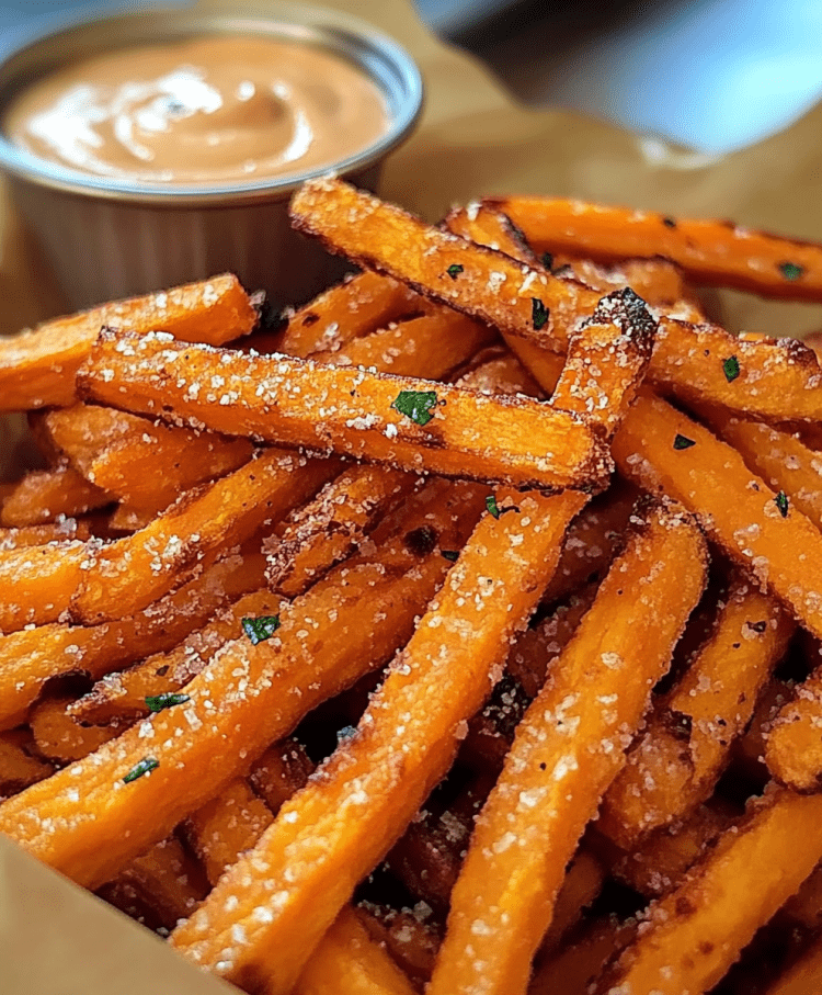 the best Crispy Oven-Baked Sweet Potato Fries - Snack On Meat