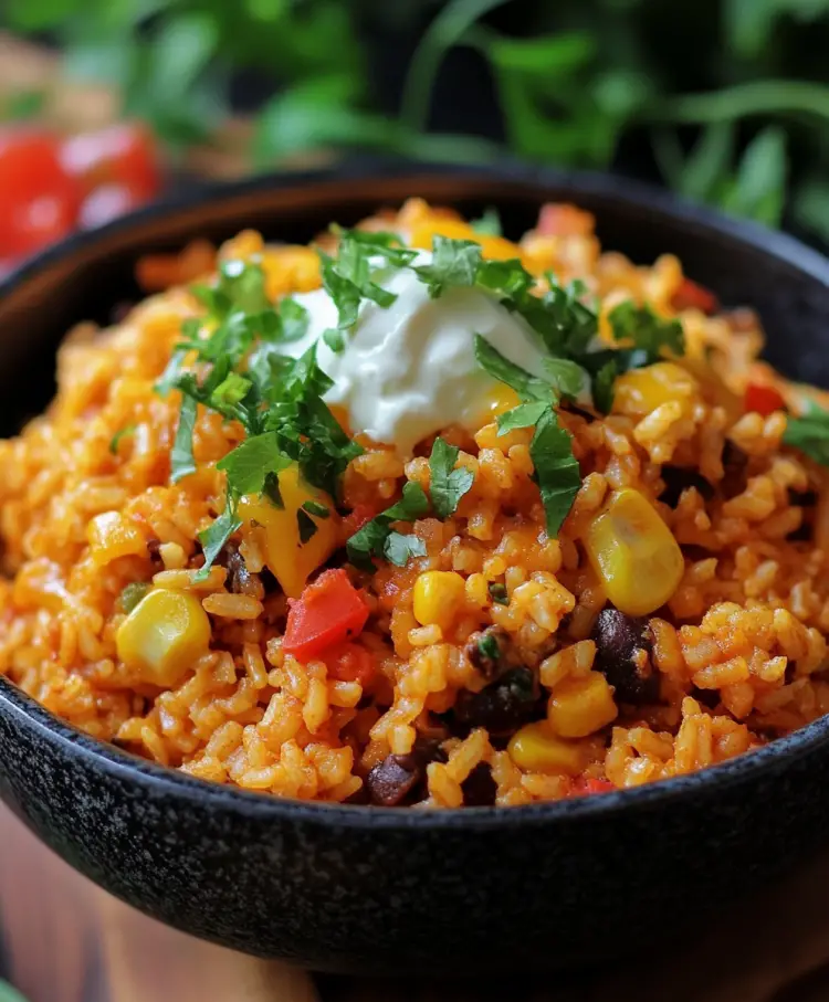 Cheesy Taco Rice Recipe - Snack On Meat