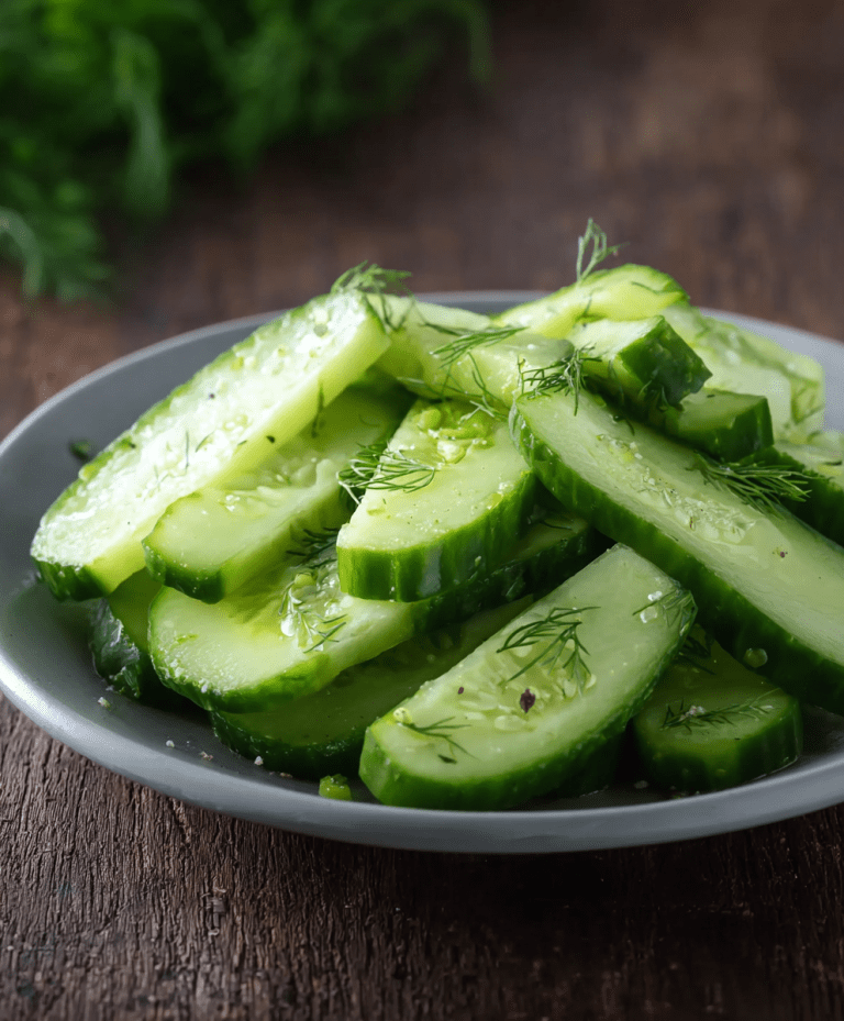 Garlic Dill Cucumbers — A Refreshing Summer Side - Snack On Meat