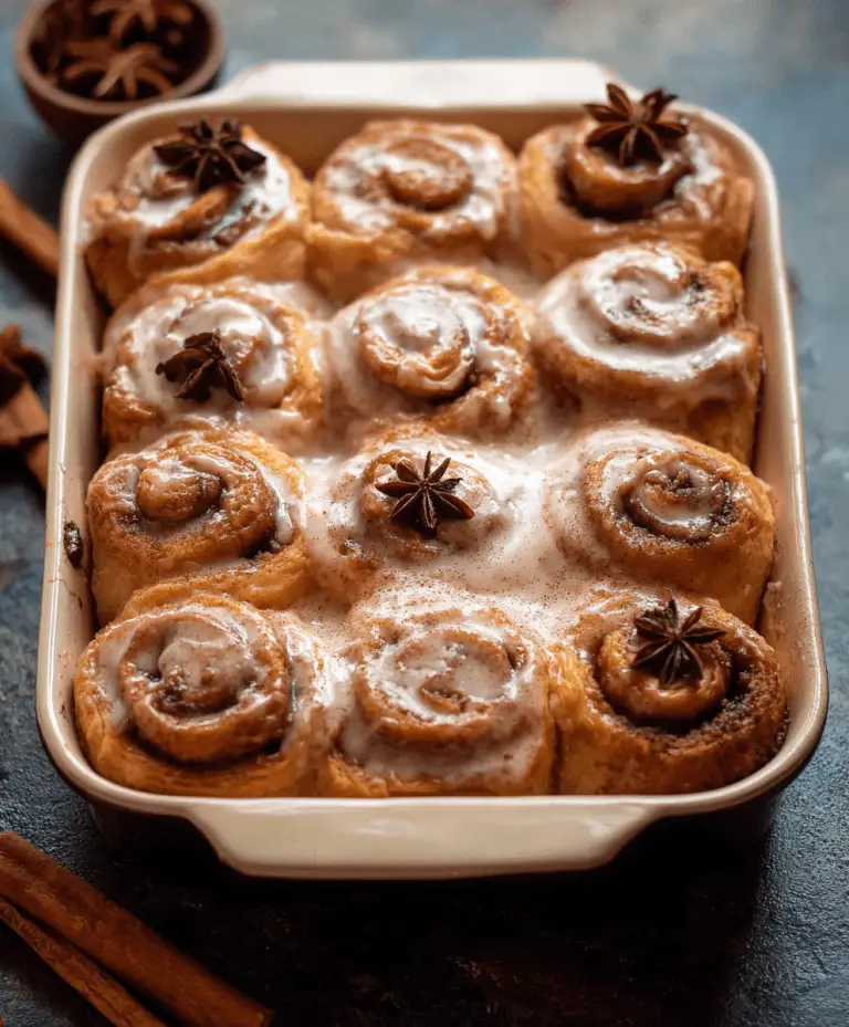 gooey Chai Cinnamon Rolls - Snack On Meat