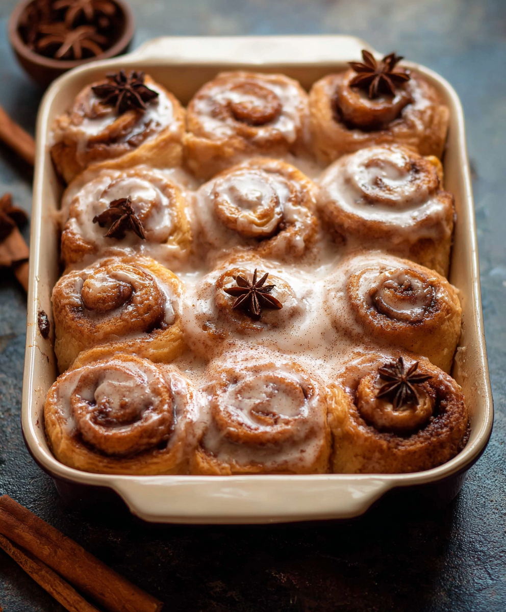 gooey Chai Cinnamon Rolls - Snack On Meat