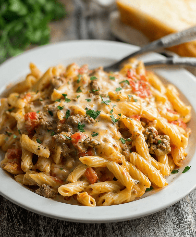 Creamy Rotel Pasta (One-Skillet Dinner!) - Snack On Meat