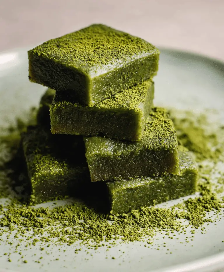 Matcha Brownie Mochi (Brochi®) Recipe - Snack On Meat
