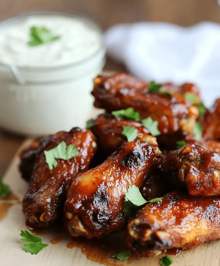 Deviled Chicken Wings — Sweet, Sticky, and Spicy Halloween Appetizer ...