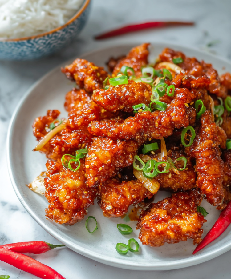 Crispy Chilli Chicken Recipe (Chinese Takeaway Style) - Snack On Meat