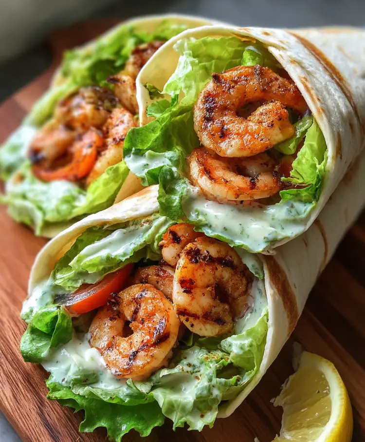 Grilled Shrimp Caesar Wraps (Easy, Healthy & Full of Flavor) - Snack On Meat