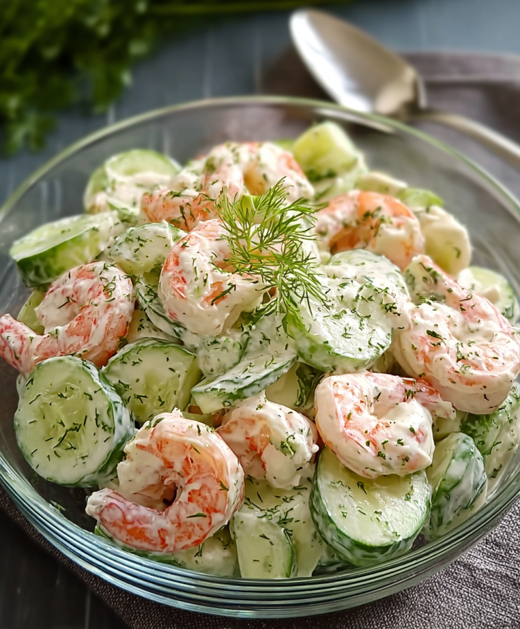 Creamy Cucumber Shrimp Salad: A Light & Flavorful Favorite - Snack On Meat