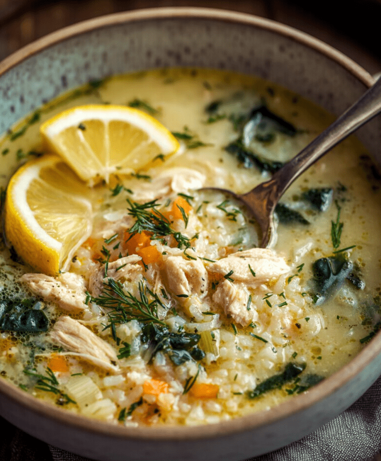 Mediterranean Lemon Chicken Soup - Snack On Meat