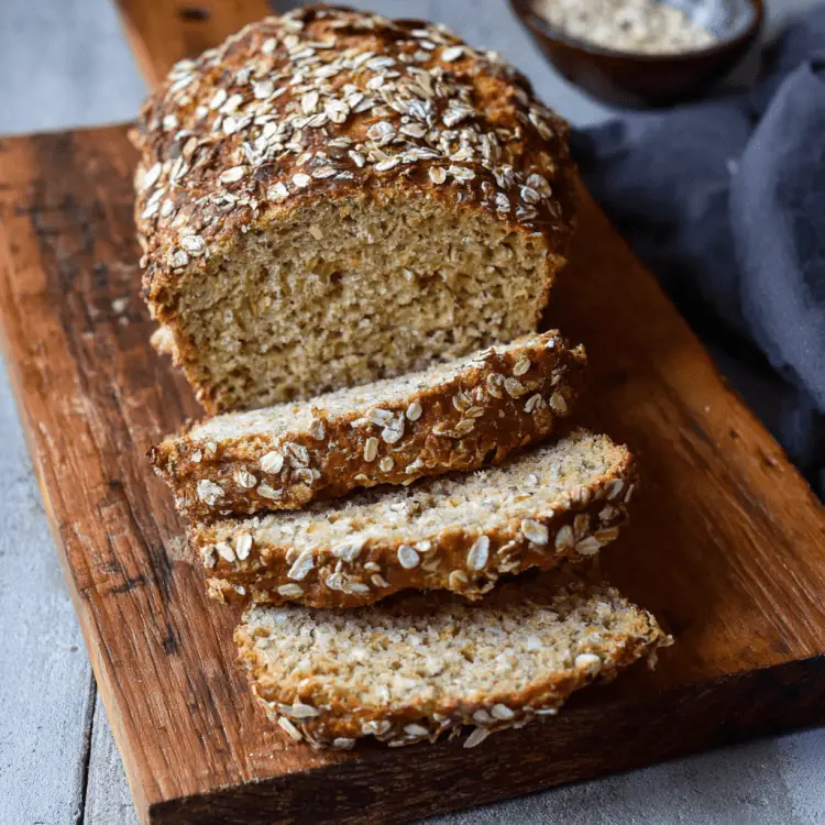Oat & Quark Protein Bread (No Yeast, High Protein) - Snack On Meat