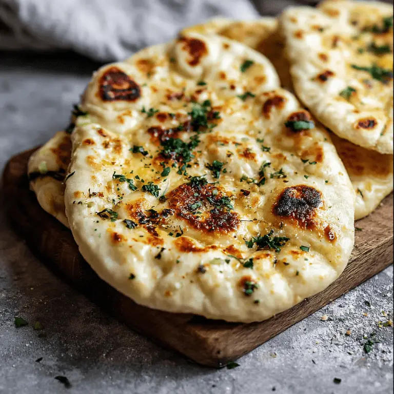 The Best Homemade Garlic Naan Bread - Snack On Meat