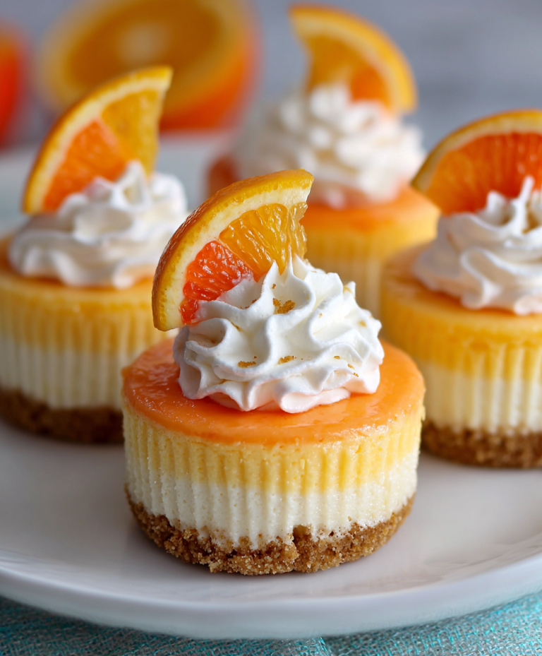 Orange Creamsicle Mini Cheesecakes – The Perfect No-Bake Summer Dessert ...