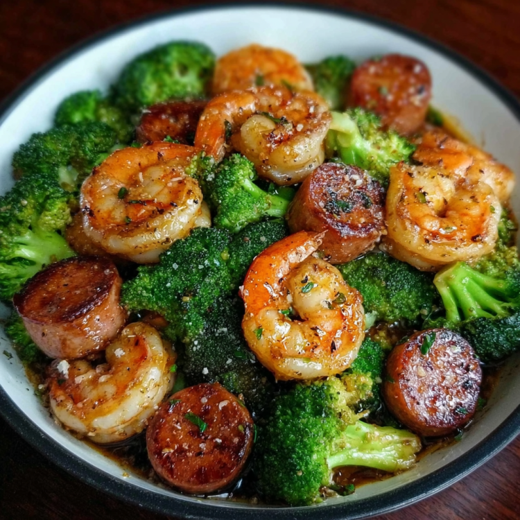 Honey Garlic Shrimp, Sausage, and Broccoli – A One-Pan Weeknight Winner ...