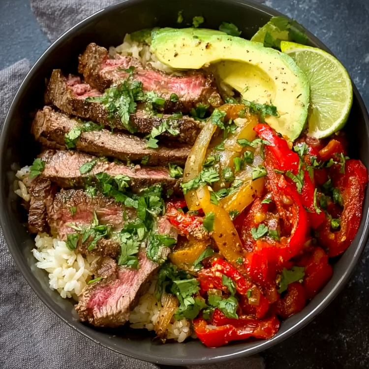 High-Protein Steak Fajita Bowl (Low-Carb & Flavor-Packed) - Snack On Meat