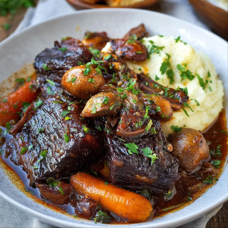 French Style Braised Short Ribs - Snack On Meat
