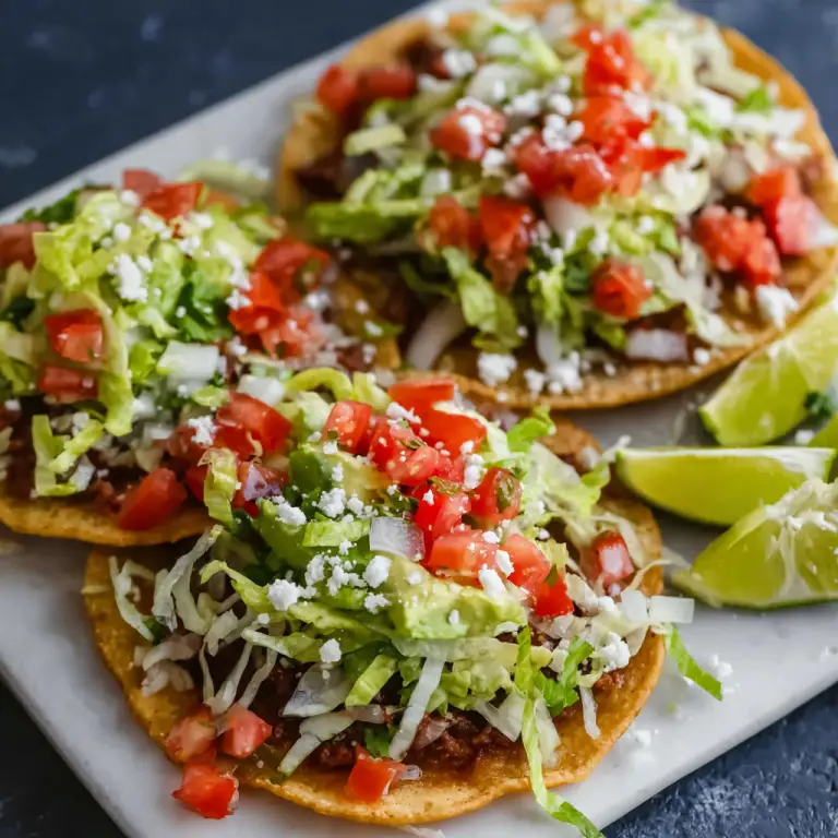 Easy Homemade Tostadas - Snack On Meat