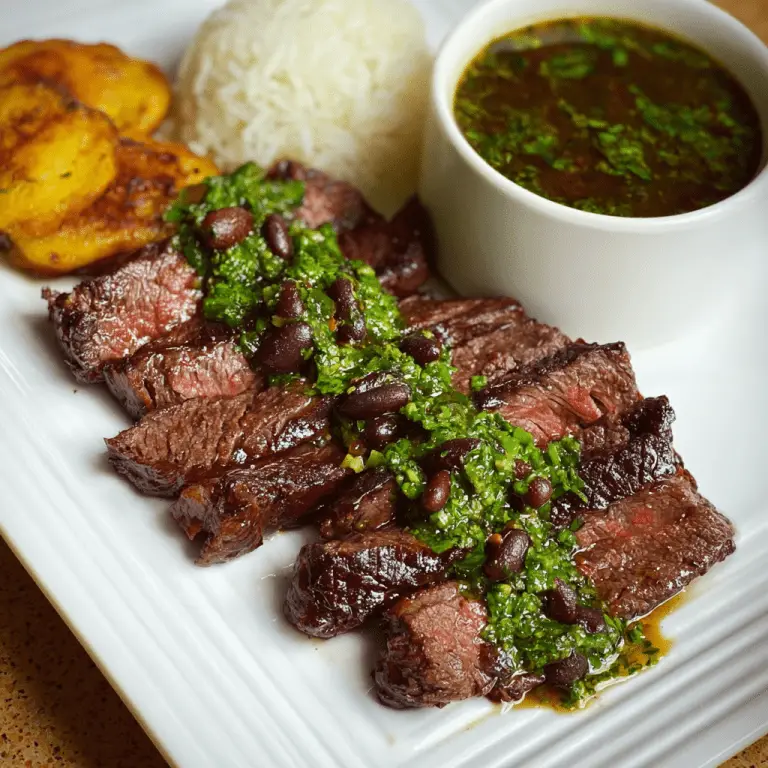 Churrasco Skirt Steak with Chimichurri Sauce - Snack On Meat