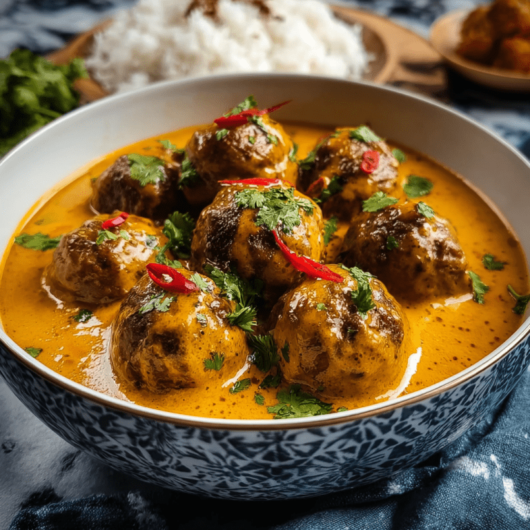 Indian Meatballs in Curry Sauce - Snack On Meat