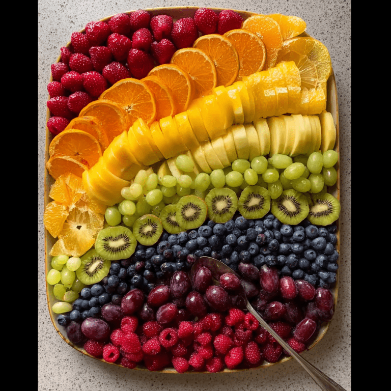 Fruit Rainbow – A Bright & Fun Fruit Platter - Snack On Meat