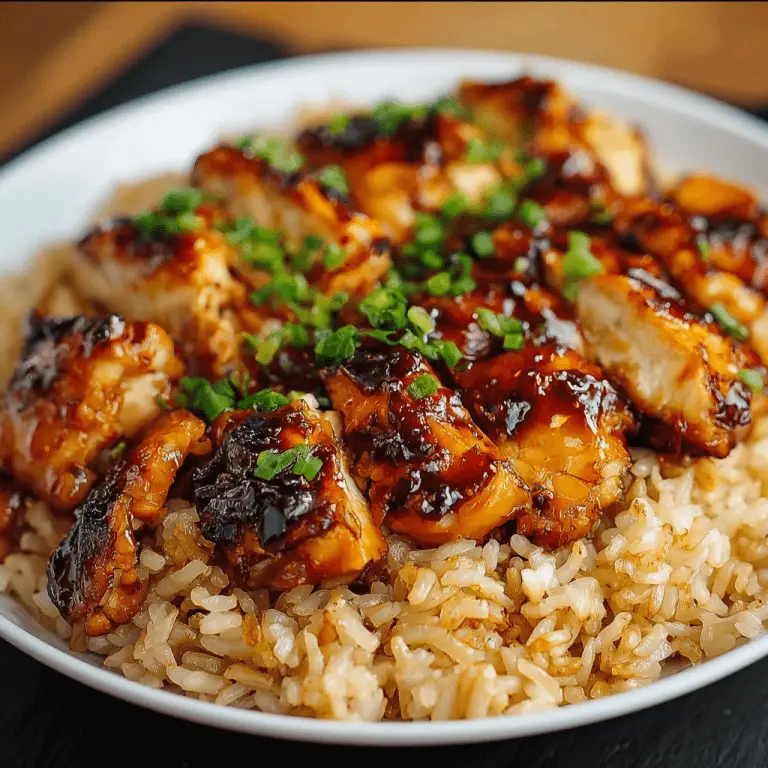 Honey BBQ Chicken Rice – A One-Pan Comfort Meal - Snack On Meat