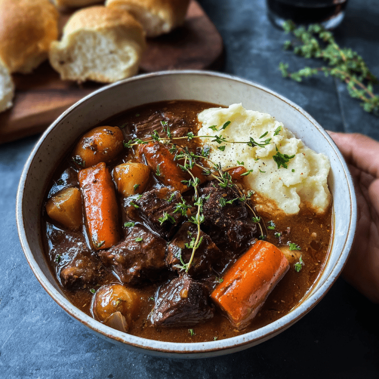 Cozy Red Wine Beef Stew - Snack On Meat