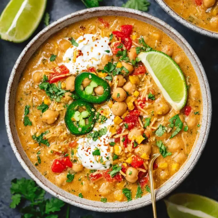 White Chickpea Chili (Vegan, 30 Minutes) - Snack On Meat