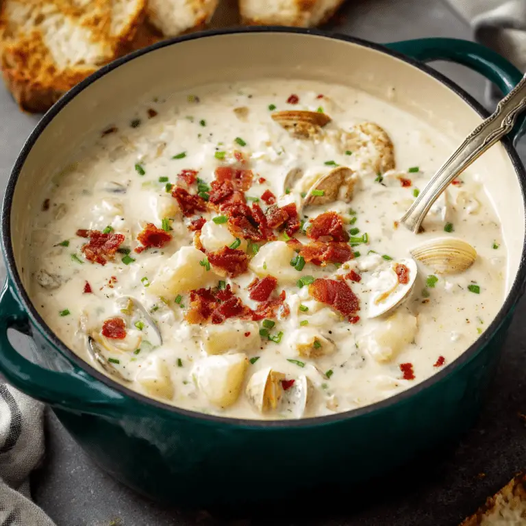New England Clam Chowder - Snack On Meat