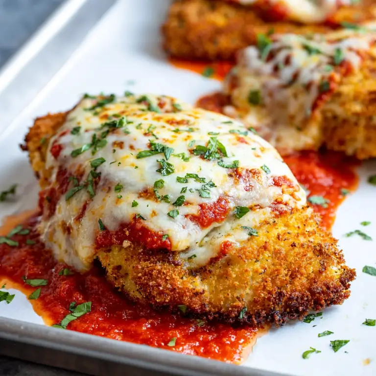 Crispy Baked Chicken Parmesan - Snack On Meat