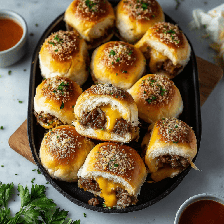 Garlic Parmesan Cheeseburger Bombs: Juicy, Cheesy, and Totally ...