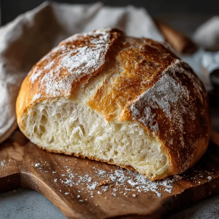 Quick 20-Minute Homemade Bread - Snack On Meat