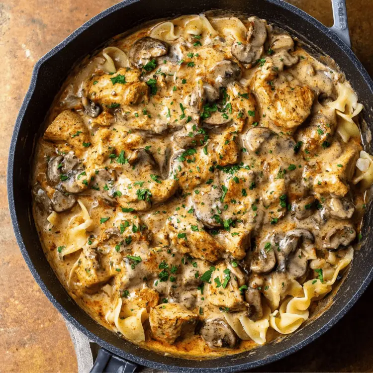 Easy Chicken Stroganoff (Ready in 30 Minutes!) - Snack On Meat