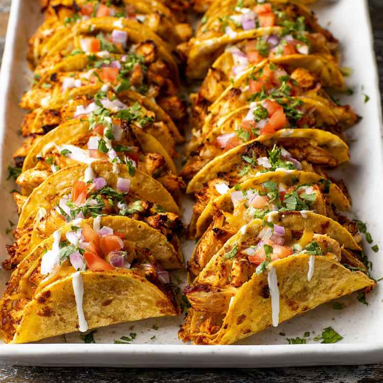 Mini Baked Chicken Tacos (Easy, Crispy, and Family-Friendly) - Snack On ...