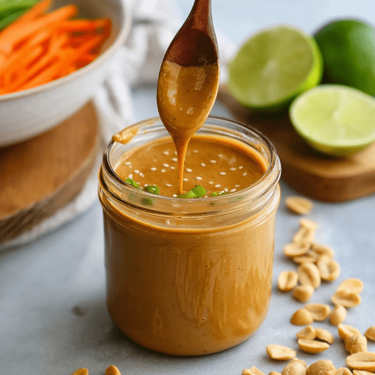 The Best Homemade Peanut Sauce – Creamy, Savory, and Totally Addictive ...