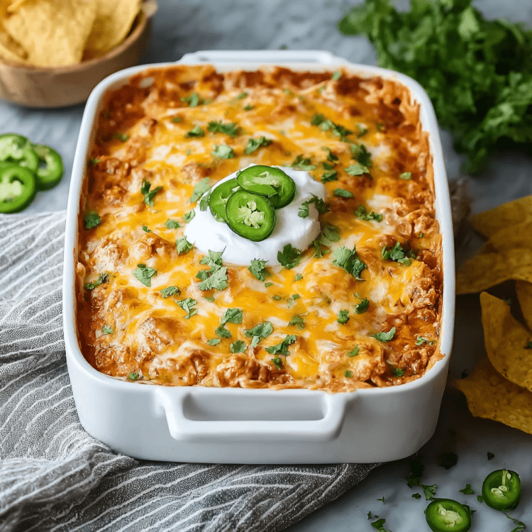 Chicken Taco Casserole — Comfort Food, Taco Style - Snack On Meat
