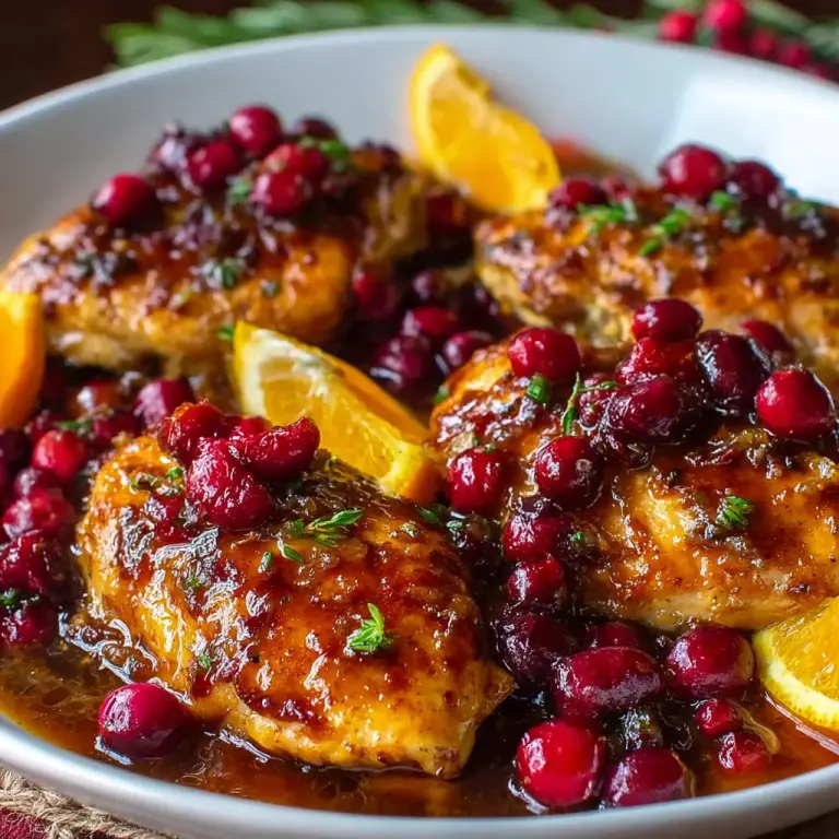 Cranberry Orange Chicken (Easy, Bright & Flavorful!) - Snack On Meat