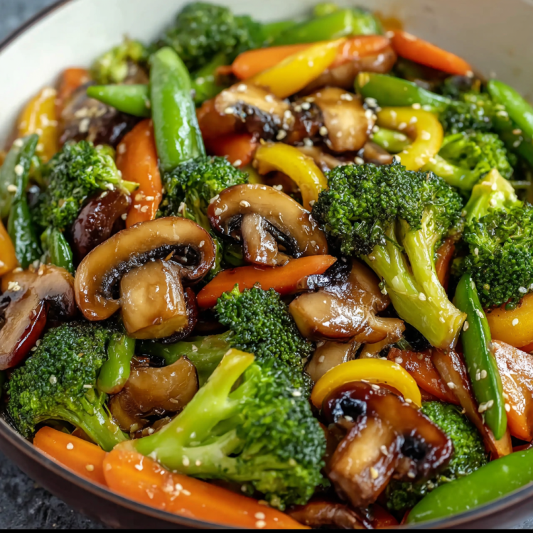 Garlic Butter Stir-Fried Vegetables - Snack On Meat